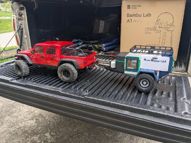 "Rock Hopper" off road Camper 1:8 scale RC model by BlackCrow by ...