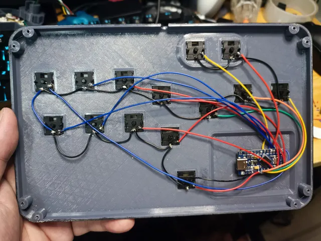 Make of Slimbox: hitbox-layout low profile fightstick by ThespianMask ...