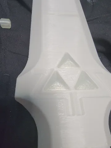 Legend of Zelda Master Sword (BOTW) (Full Scale) triforce insert by ...