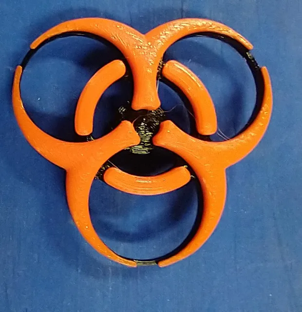 Make of Biohazard Extrusion Indicator by Robin_13 | Download free STL ...