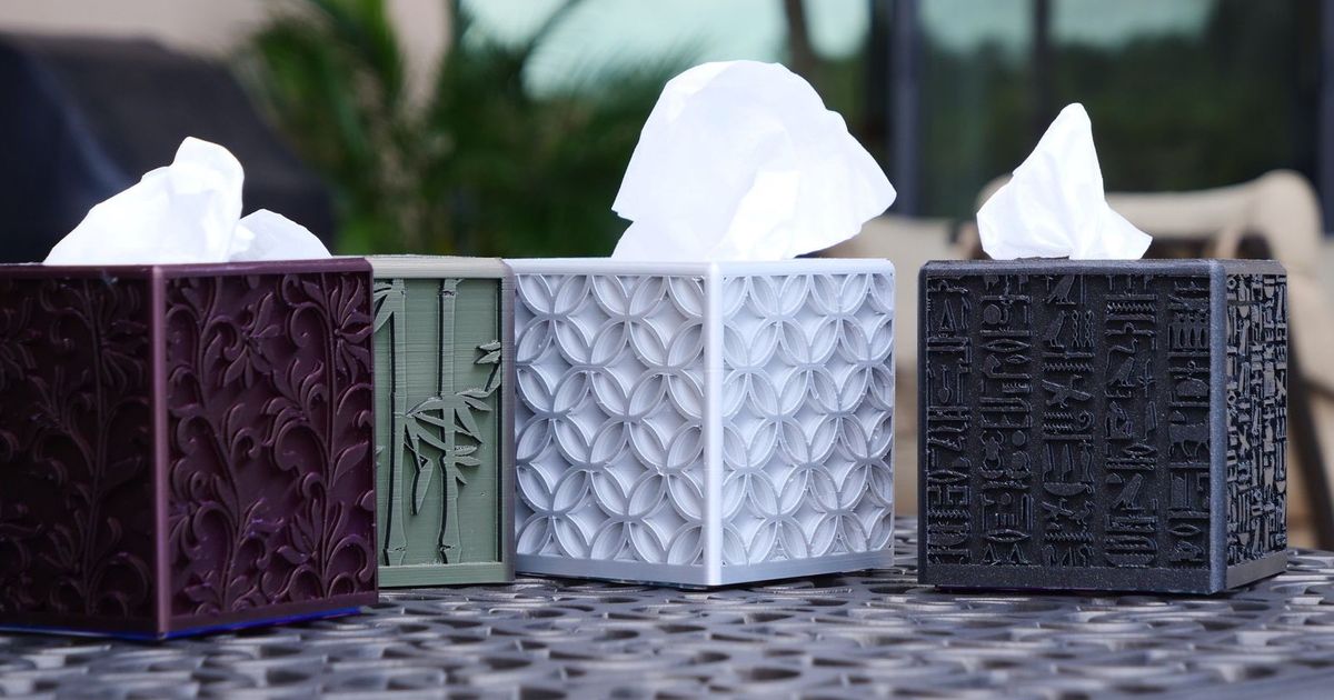 Tissue Box Covers | Contest theme | Printables.com