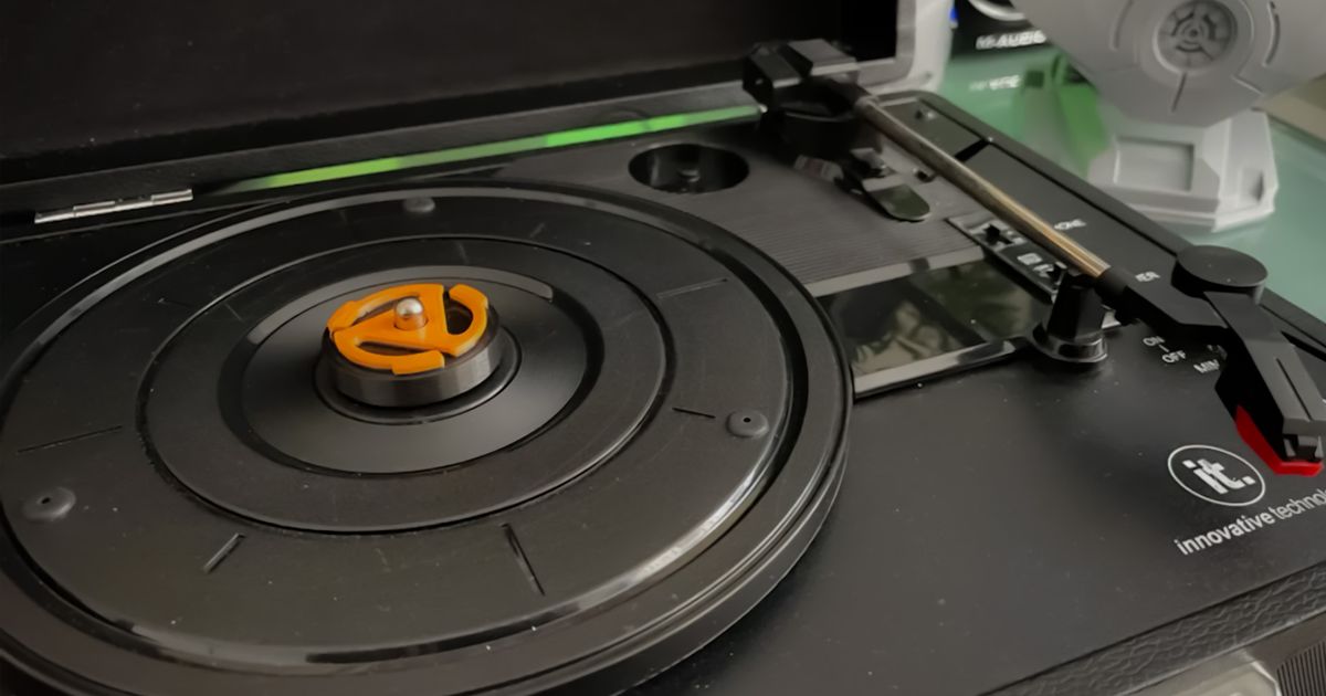 45 Record Adapters | Contest theme | Printables.com