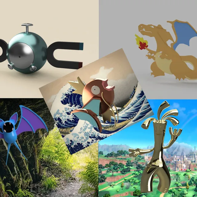 Pokemon 2D/ 3D Art – 3D printer users group | Groups | Printables.com