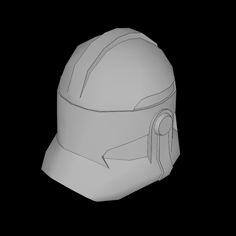 Lego Compatible (11217.dat) Minifig Helmet SW Clone Trooper Phase 2 by ...