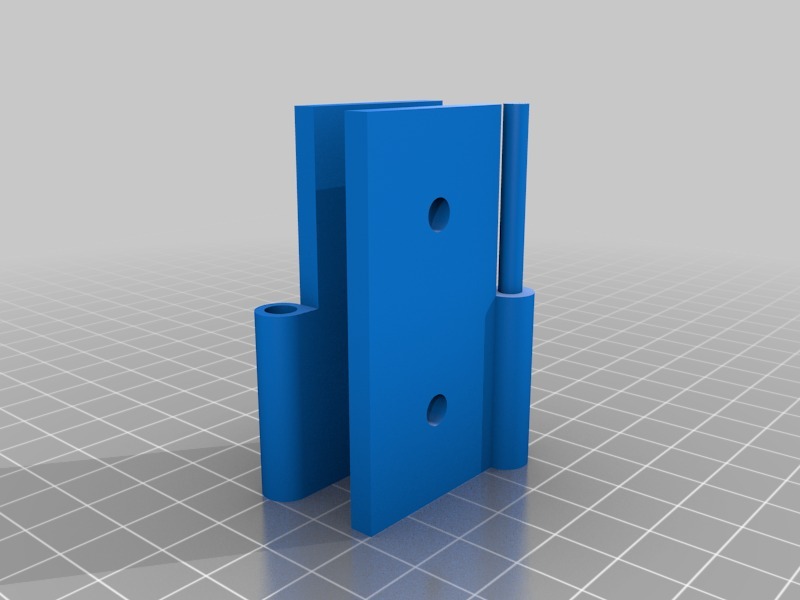 Simple Customizable Hinge by tommck | Download free STL model ...