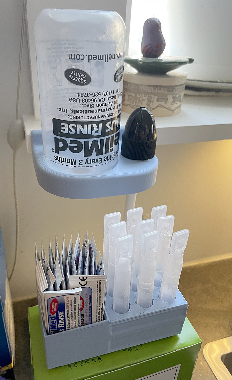 NeilMed nasal rinse packet holder + vial ports by Dennis M | Download ...