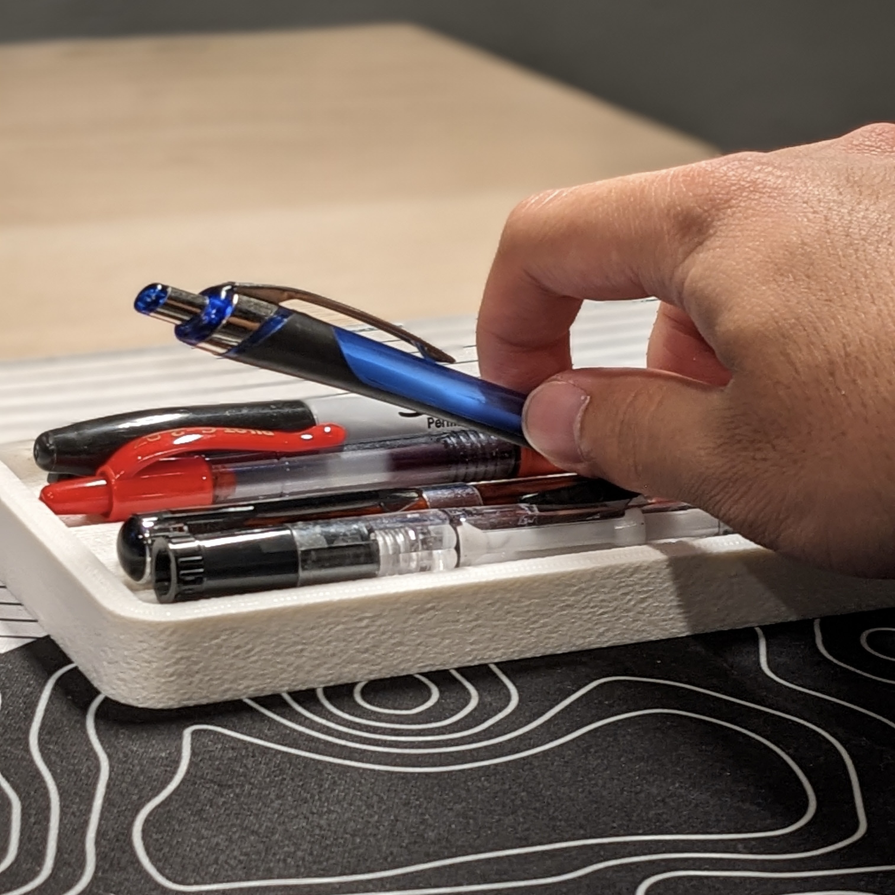 The Smartest Dumb Pen Tray by esnh | Download free STL model ...