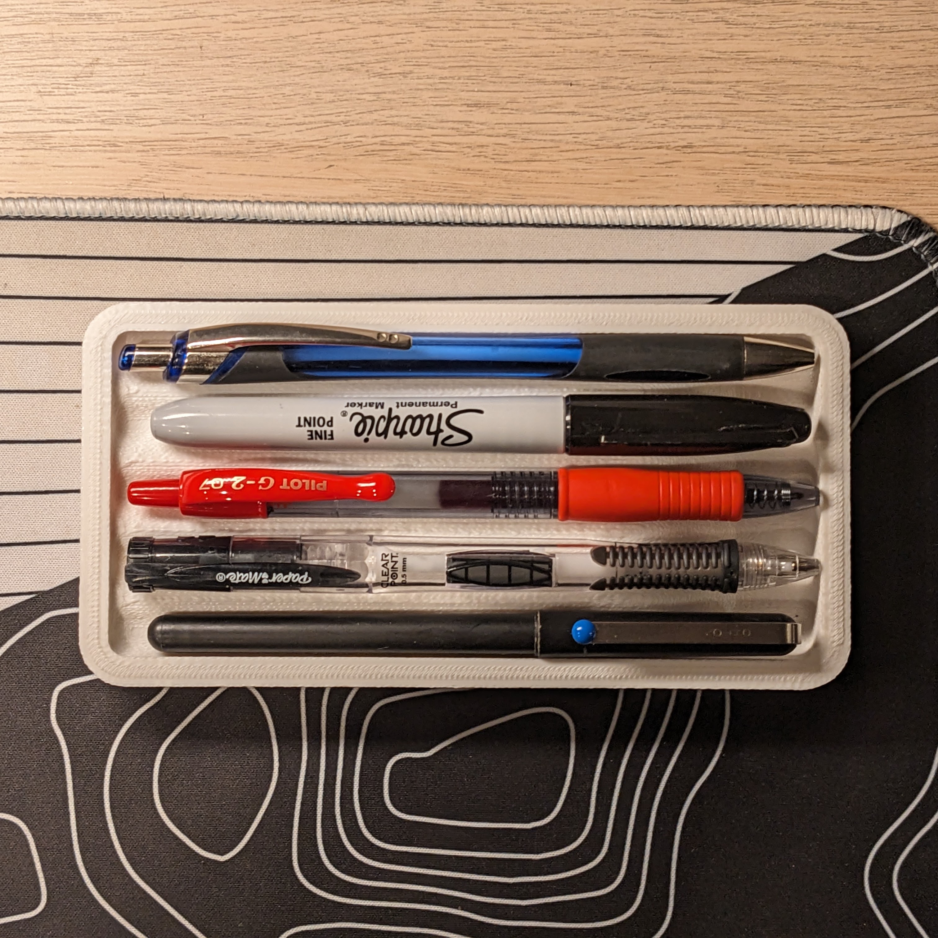 The Smartest Dumb Pen Tray by esnh | Download free STL model ...