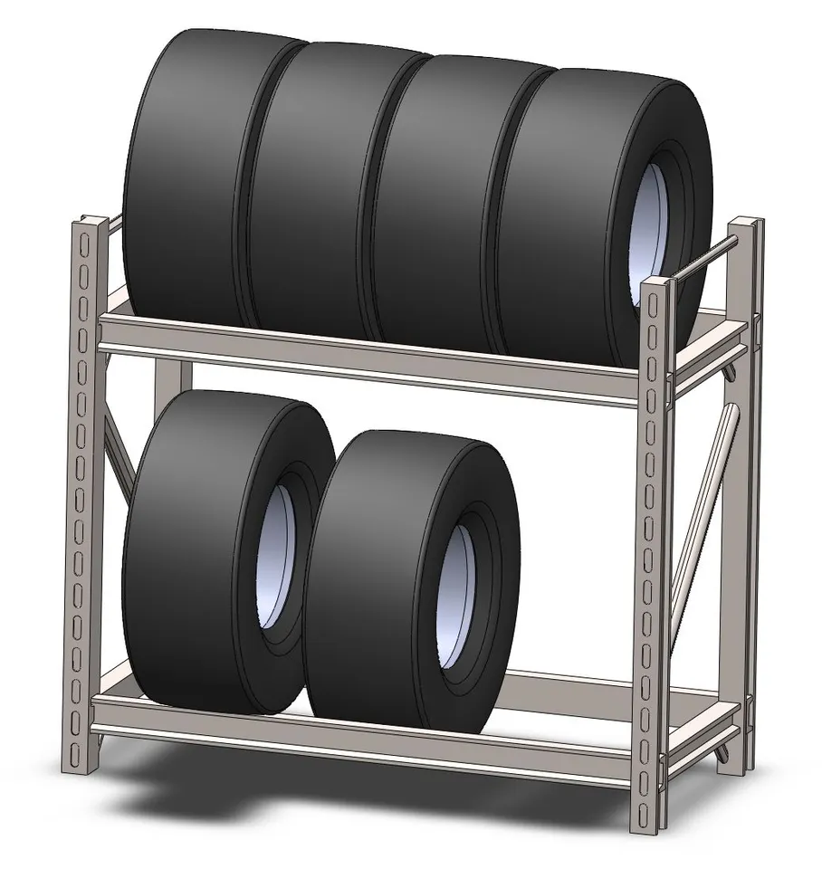 Scale Tire Rack (1:10) by Jimjo | Download free STL model | Printables.com