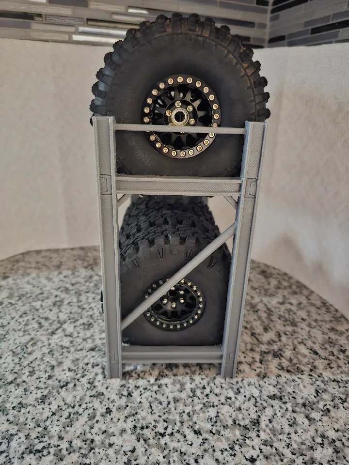 Scale Tire Rack (1:10) by Jimjo | Download free STL model | Printables.com