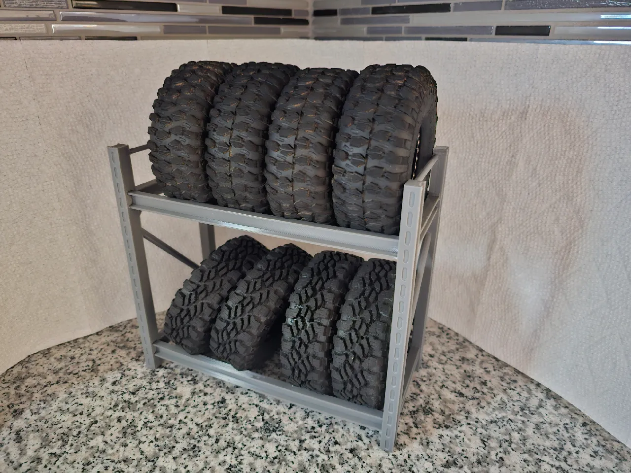 Scale Tire Rack (1:10) by Jimjo | Download free STL model | Printables.com