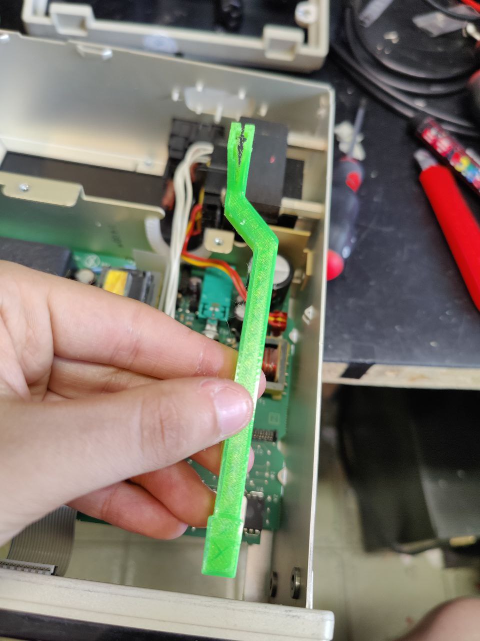 Fluke 45 power button extender by LorenzoDL | Download free STL model ...