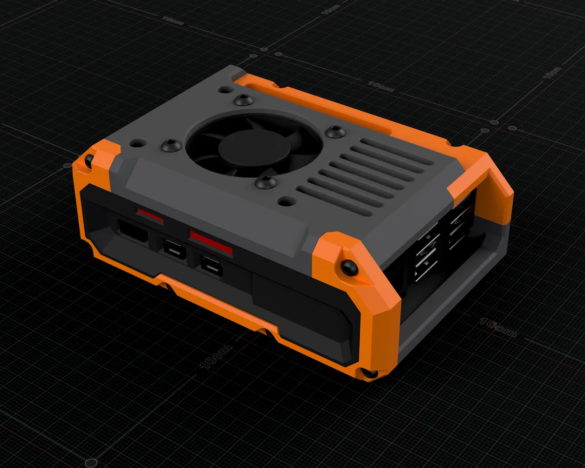 Raspberry Pi 5 Case by Squirrelbrain | Download free STL model ...