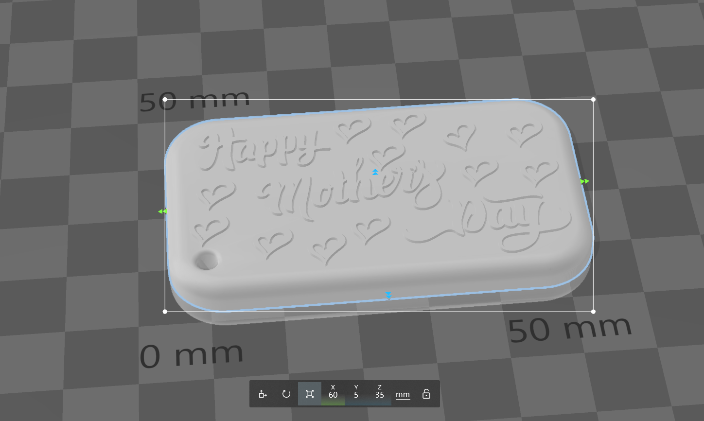 Mothers day heart keyholder by Ifiok | Download free STL model ...