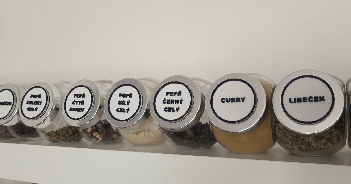 name tags for spices from IKEA by Vaty79 | Download free STL model ...