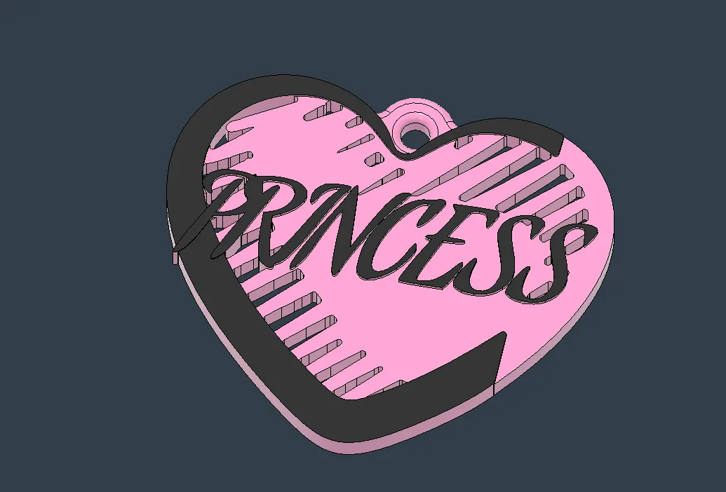 Princess Keyholder/ accessory by Ifiok | Download free STL model ...