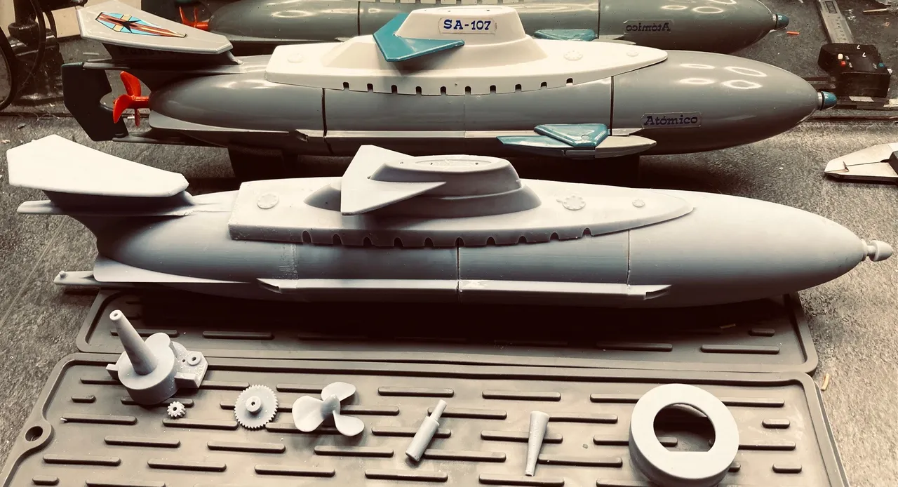 Ranetta SA-107 Submarine Display Model by RetroArea51 | Download free ...