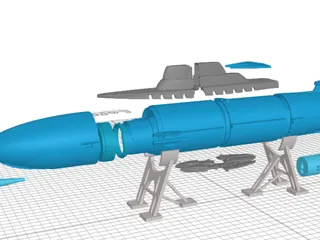 Ranetta SA-107 Submarine Display Model by RetroArea51 | Download free ...