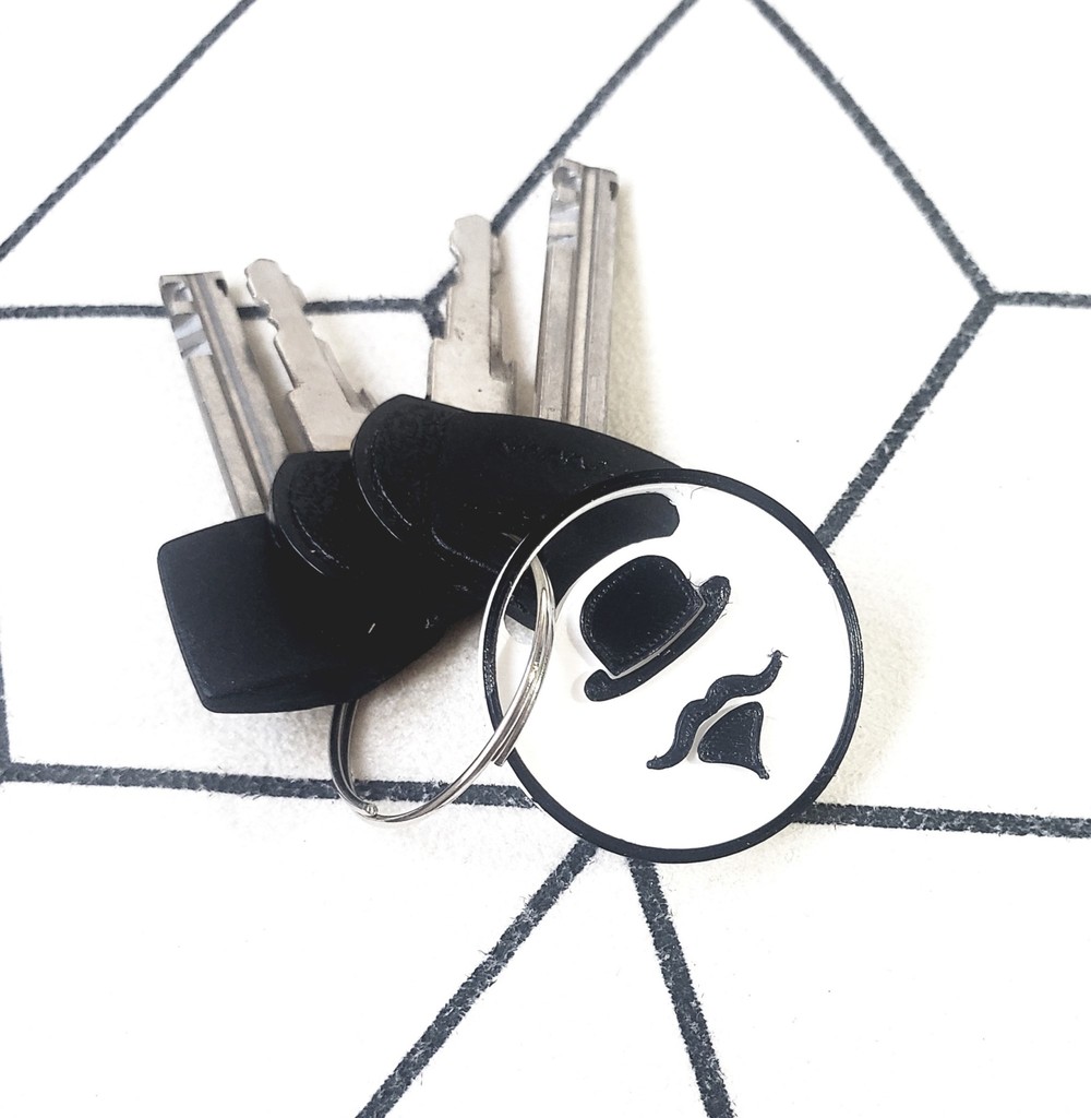 3 invisible characters keychains by chavant_fou_3d | Download free STL ...