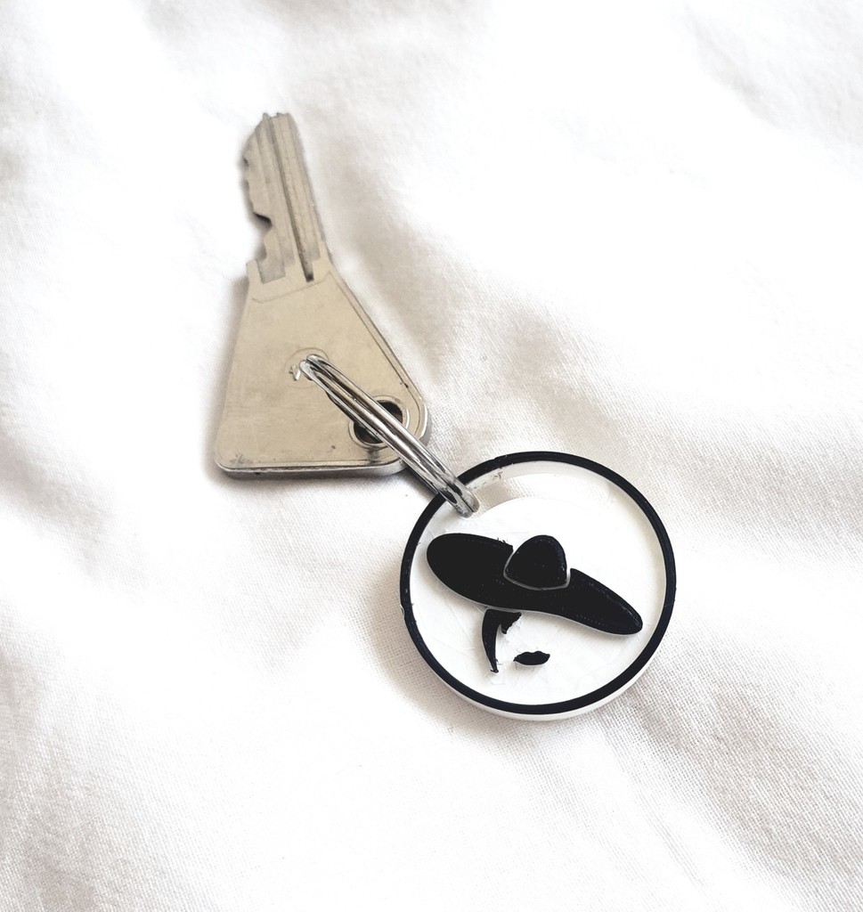 3 invisible characters keychains by chavant_fou_3d | Download free STL ...