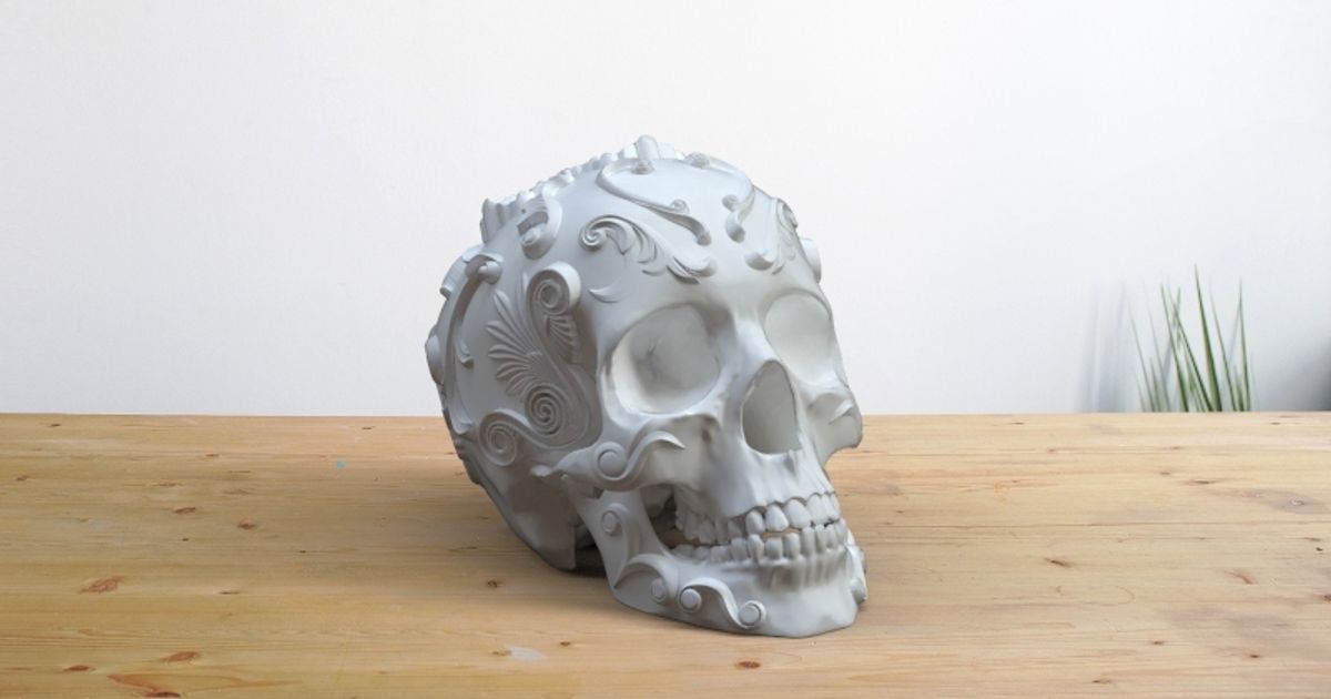 Ornament Skull 2 by Jeff | Download free STL model | Printables.com
