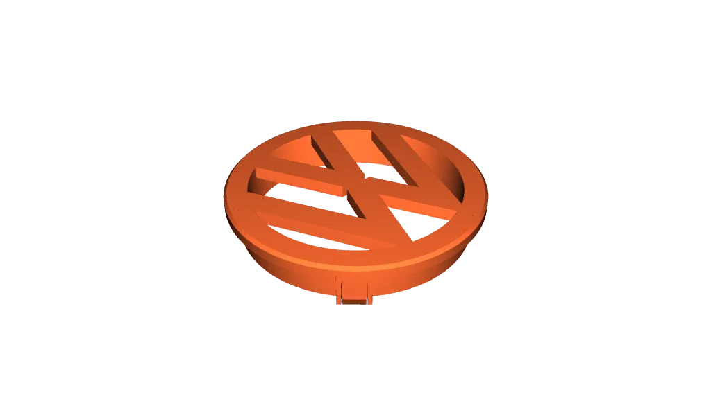 VW Transporter T3 front emblem by Norfae3D | Download free STL model ...