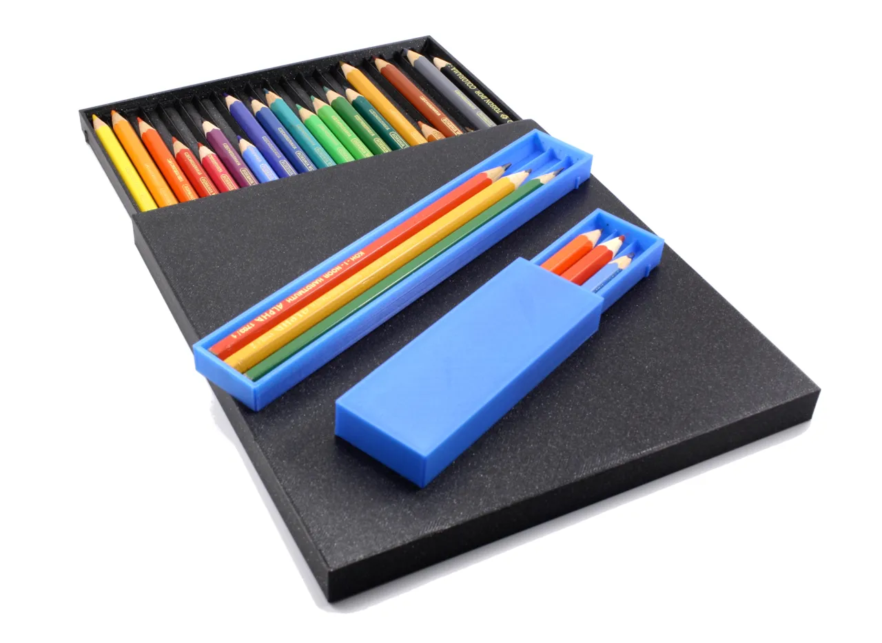 Pencil Box (parametric) by Pavel Rampas | Download free STL model ...