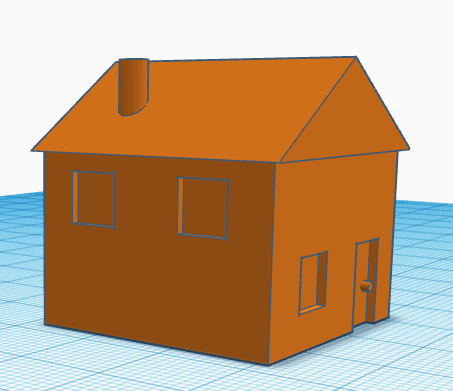 Simple comic house by Skar | Download free STL model | Printables.com