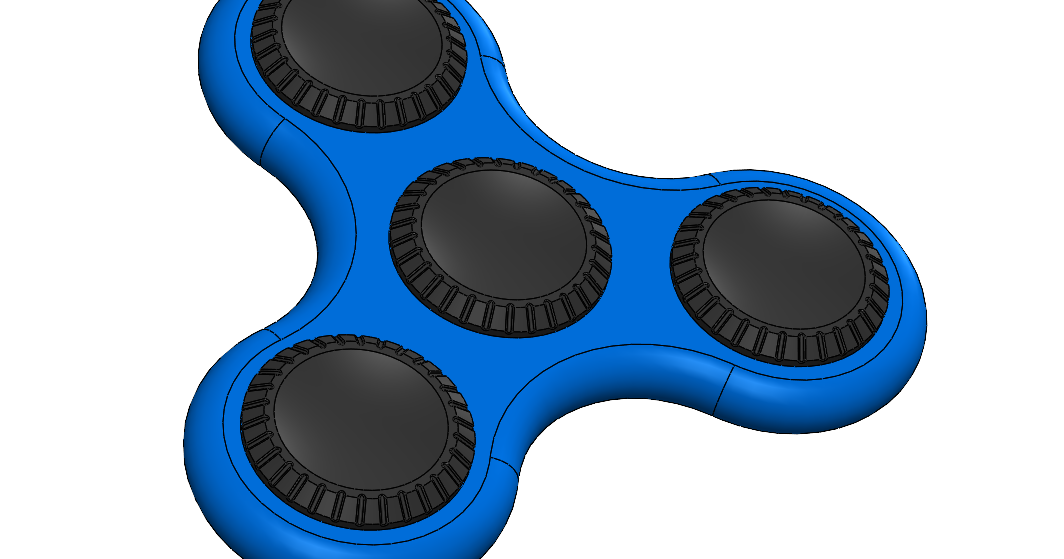 Generic fidget spinner model by Ifiok | Download free STL model ...