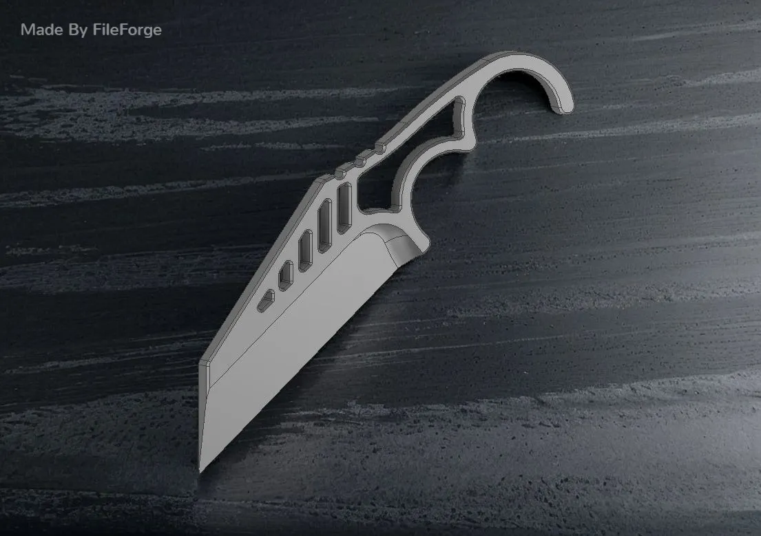 Skeletonized Knife by FileForge | Download free STL model | Printables.com