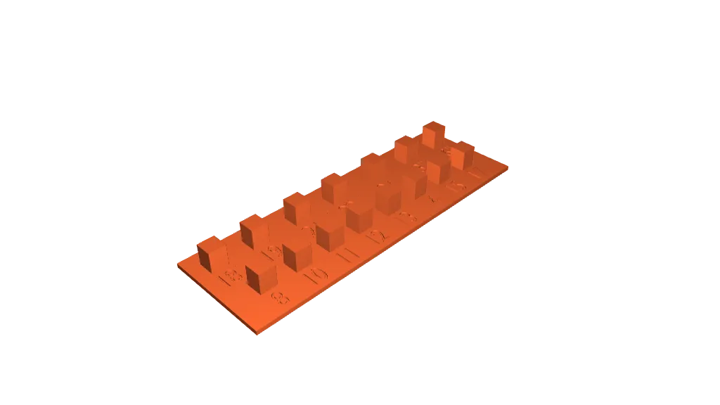 1/2 Deep impact socket rack by JK89 | Download free STL model ...