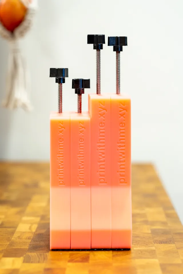 Snowboard/Ski Tuning Stands | Integrated Nut, 3D Printable Parts | C ...
