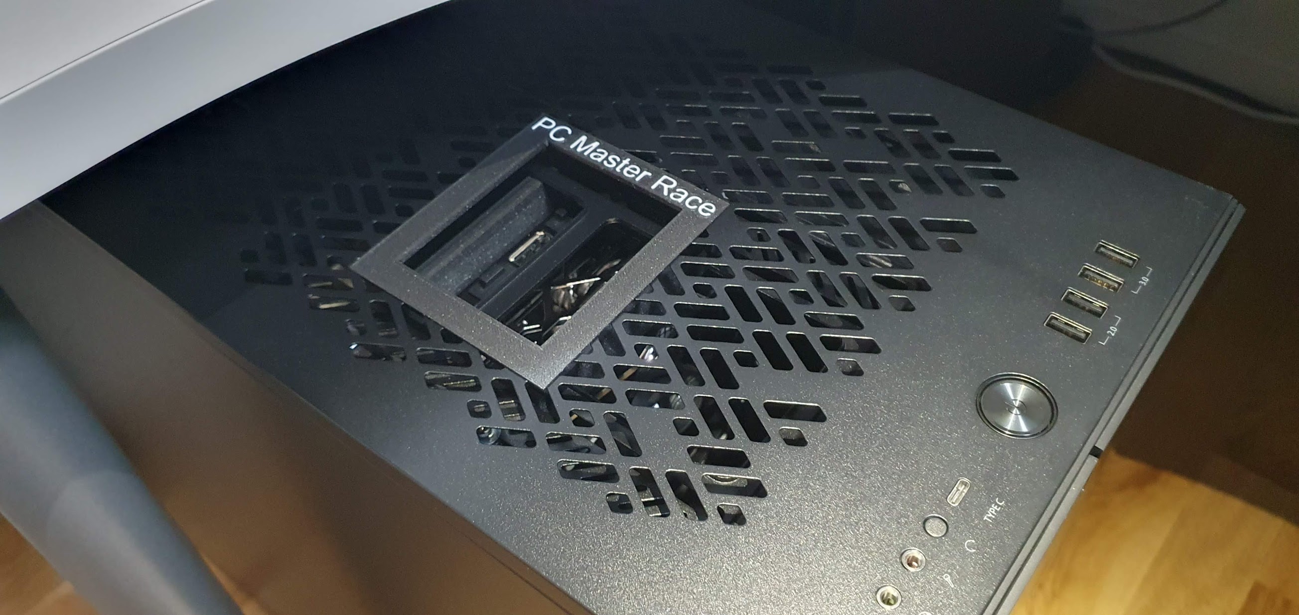 Fractal Design Define 7 XL Upright GPU mod by Petri | Download free STL ...