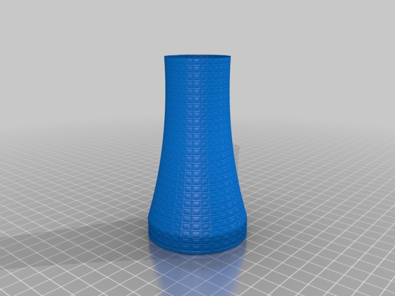structured vase "nuclear cone" by sonderBUILDS | Download free STL ...