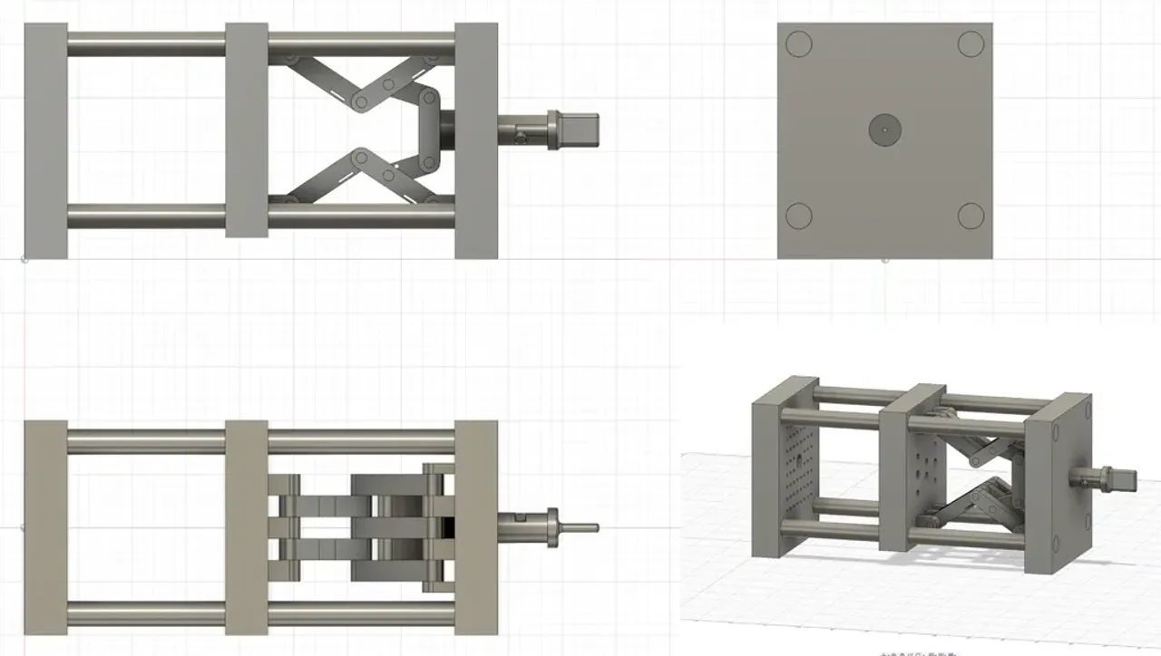 Injection Molding Machine - Closing Unit by sonderBUILDS | Download ...