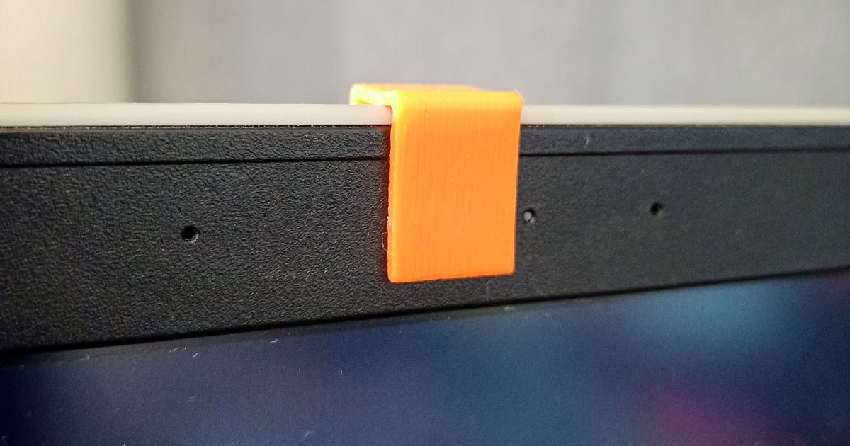 Laptop webcam universal cover by Wacky3Dprints | Download free STL ...