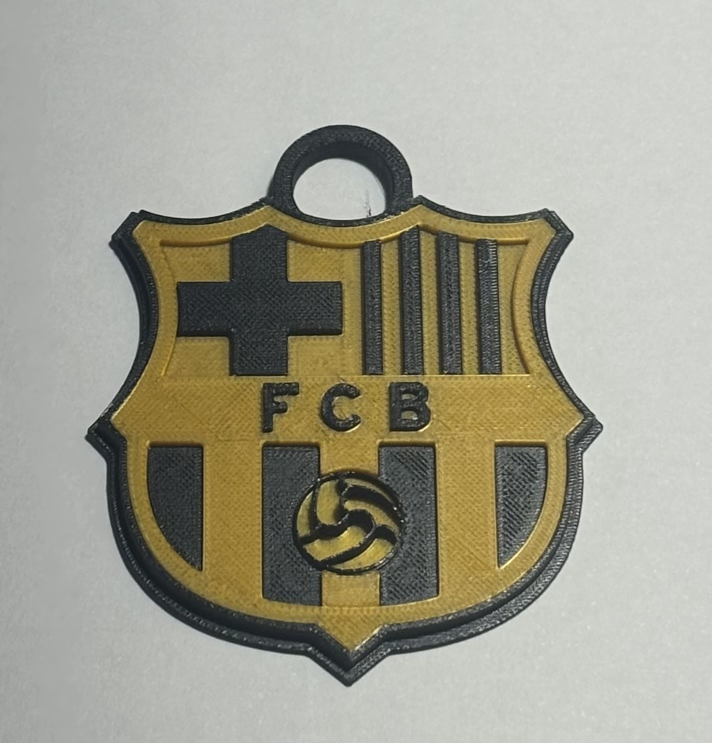 FC Barcelona Keychain Remix by JD | Download free STL model ...