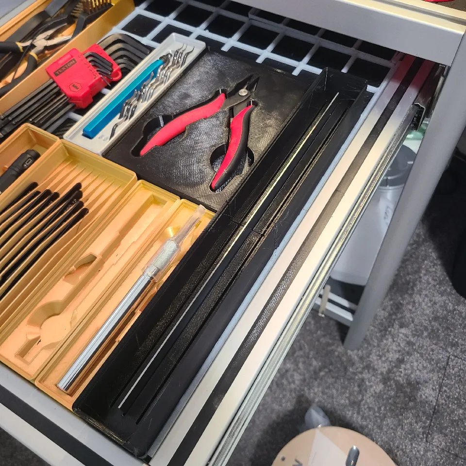 12" Scale/Ruler Storage - Gridfinity by kvn5x4 | Download free STL ...