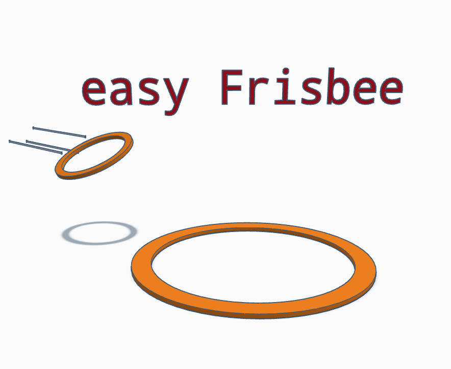 Easy to print Frisbee by Malachy Whyte | Download free STL model ...