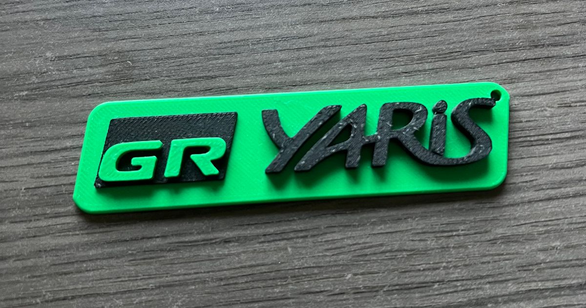 Yaris GR Keychain by Ary Minecraft10000 | Download free STL model ...