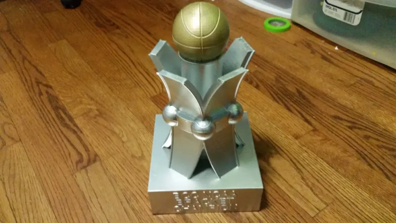 Basketball Trophy by JT3DP, LLC | Download free STL model | Printables.com
