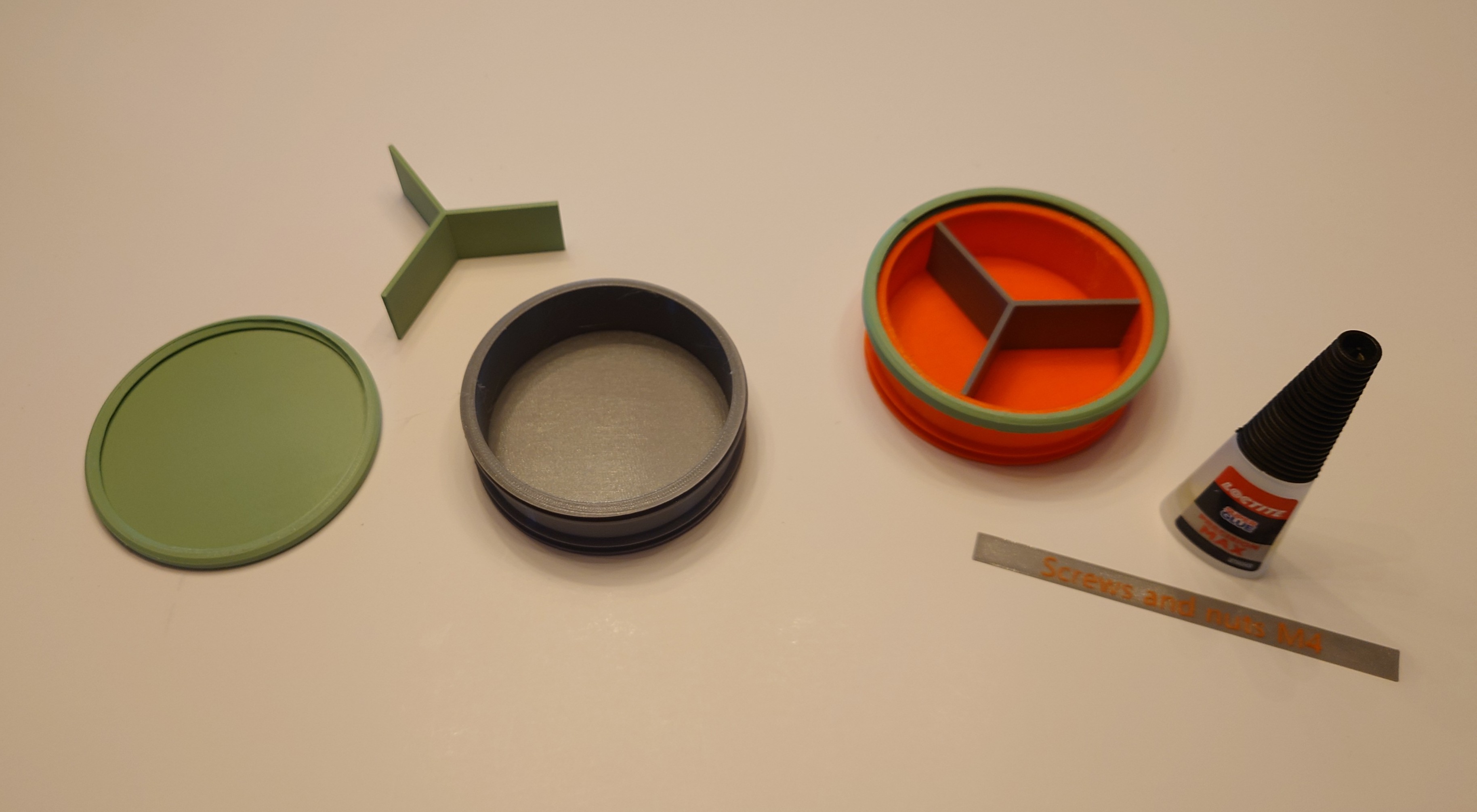 Screw-together container for small items by gillis | Download free STL ...