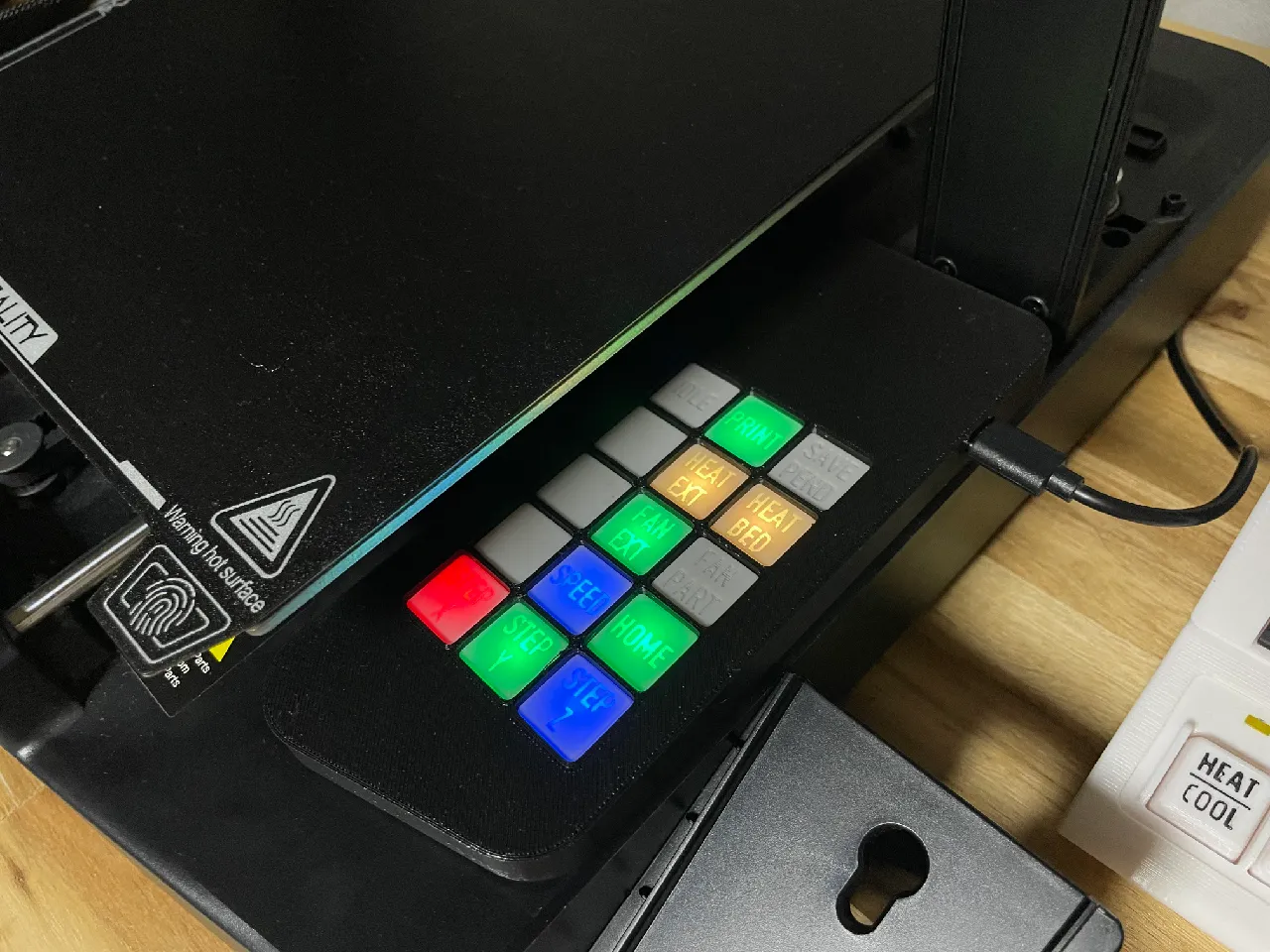 LED Dashboard for Klipper by Hong | Download free STL model ...