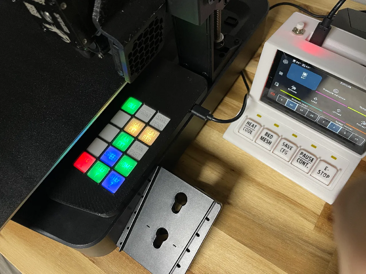 LED Dashboard for Klipper by Hong | Download free STL model ...