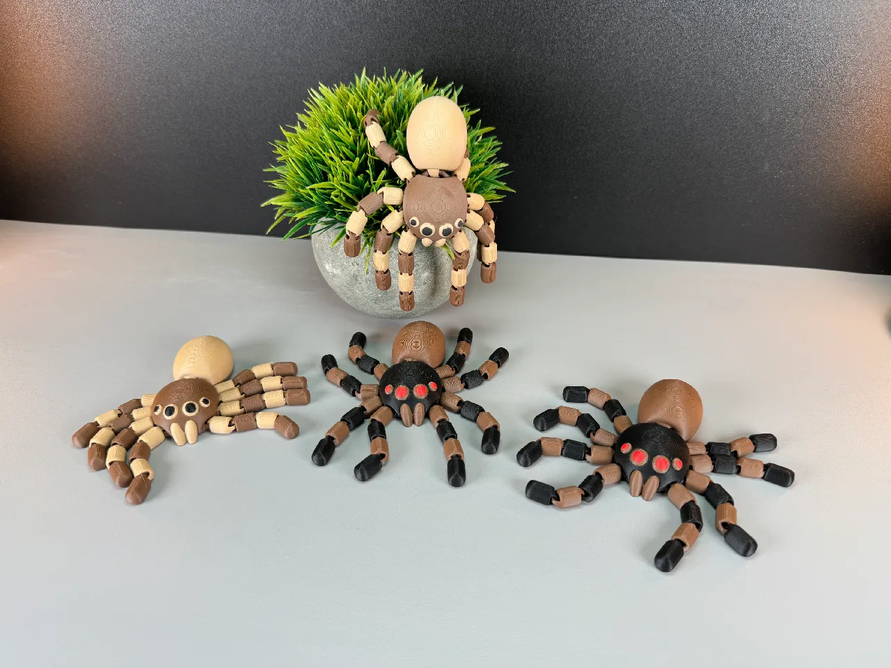 Flexi Spider (Articulated) by 3DPrintyi | Download free STL model ...