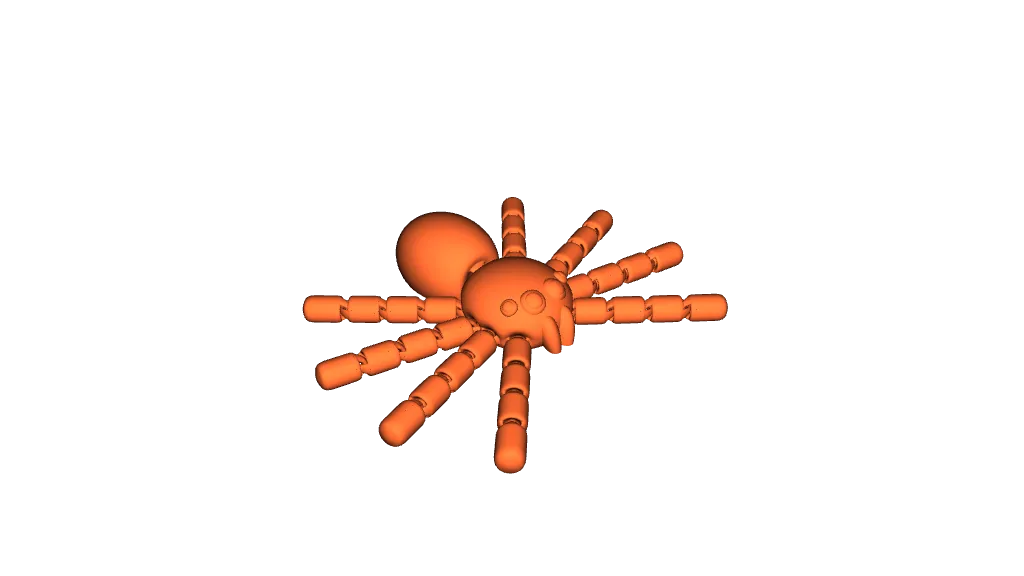 Flexi Spider (Articulated) by 3DPrintyi | Download free STL model ...