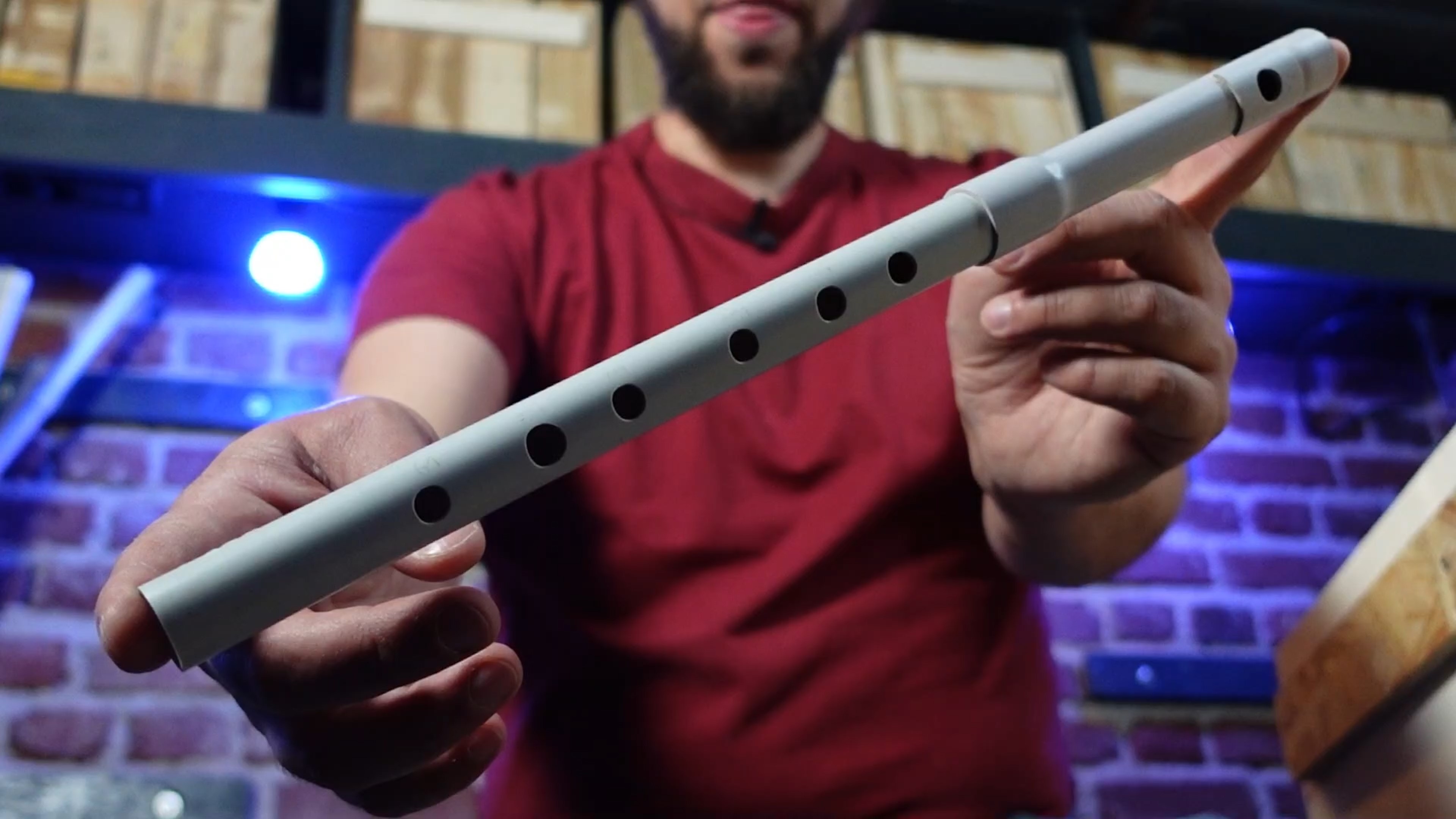 Side Blown Flute in A Major by Nicolas Bras | Download free STL model ...