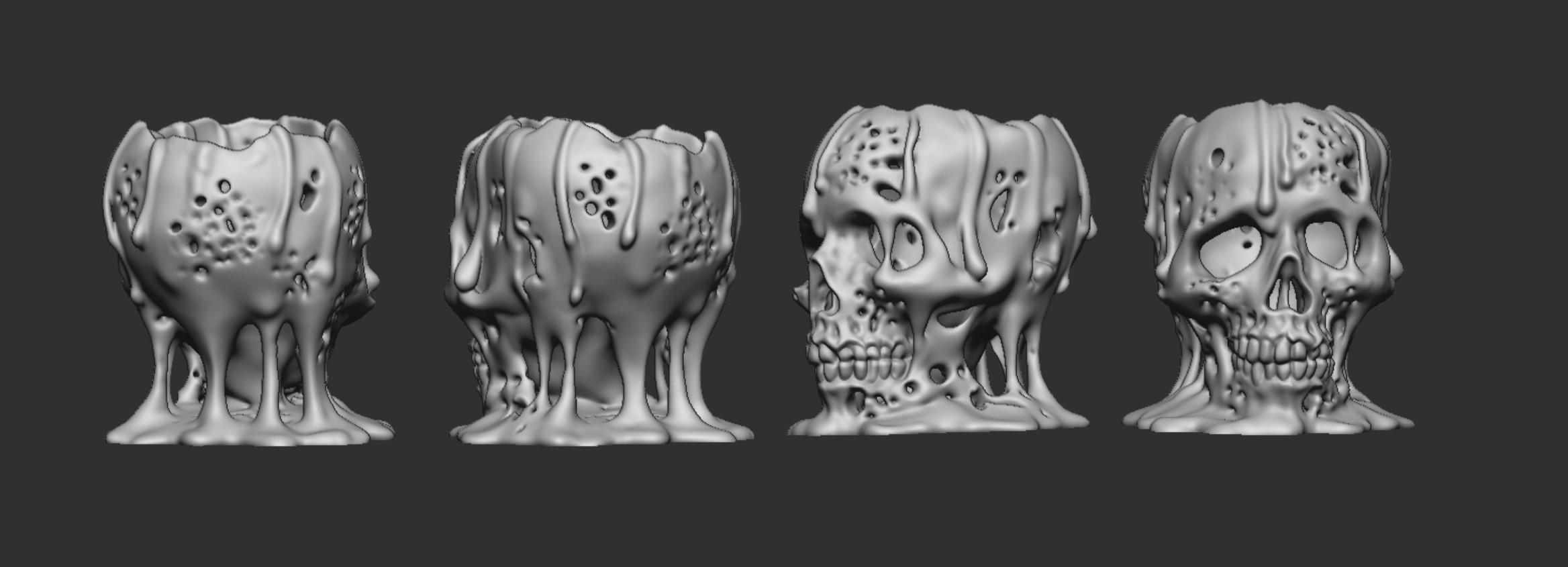 Melting Skull by Wekster | Printables Store