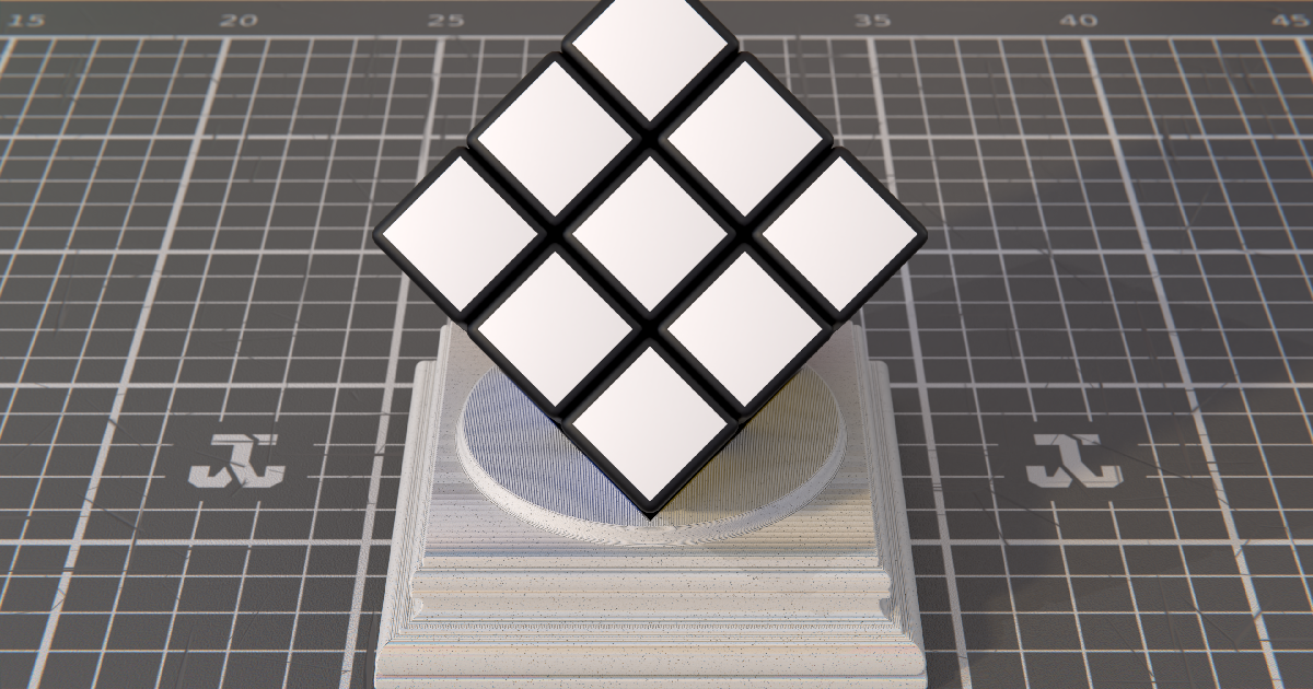 Rubik's Cube Base 1x - Greek Ionic Style by Jose L. González | Download ...