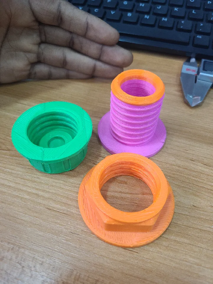 Threaded bulkhead fitting by Ifiok | Download free STL model ...